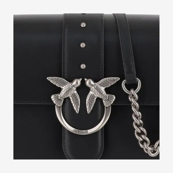 Pinko Love One Classic Shoulder Bag - Black