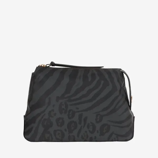 Pinko Animal Print Toiletry Bag - Red