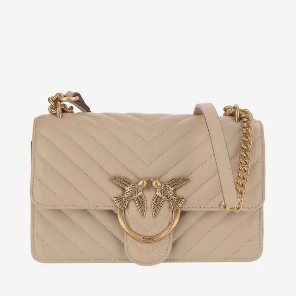 Pinko Mini Love One Bag - Beige