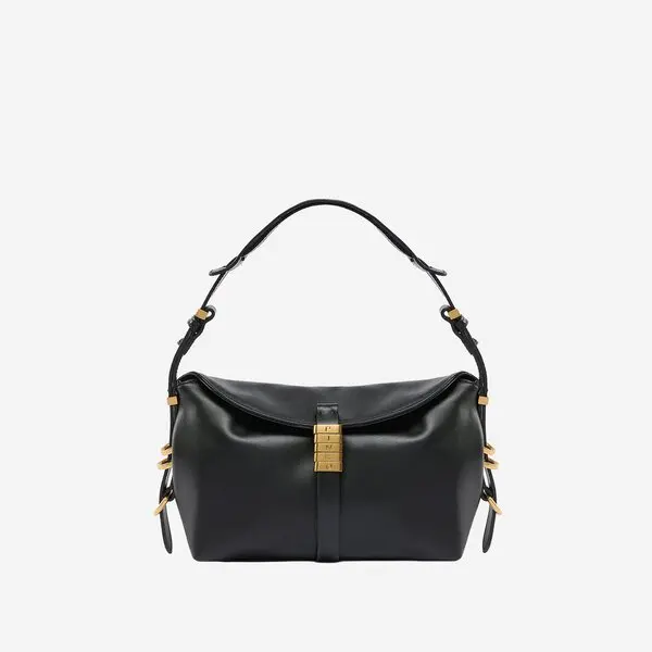Pinko Saddle Baguette Shoulder Bag - Black