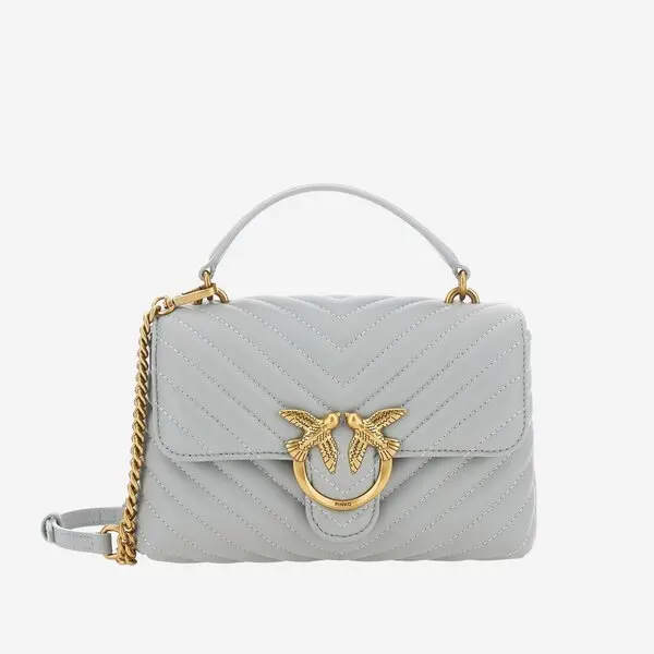 Pinko Love Lady Puff Big Bag - Grey