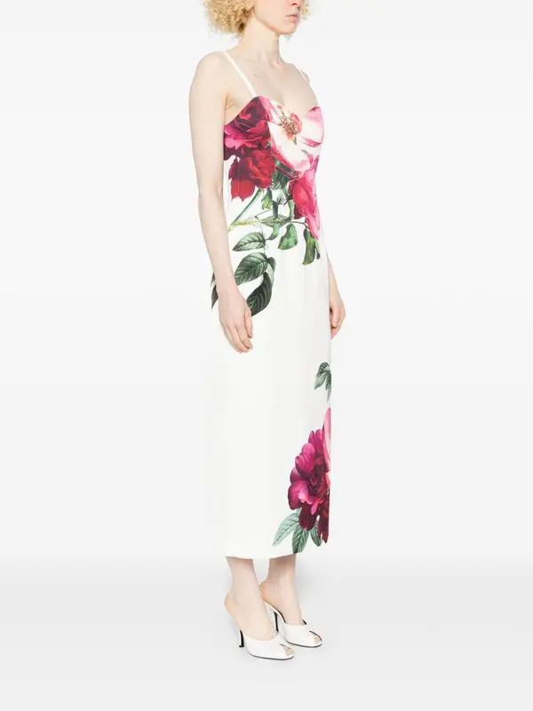 Alice + Olivia Printed Long Dress