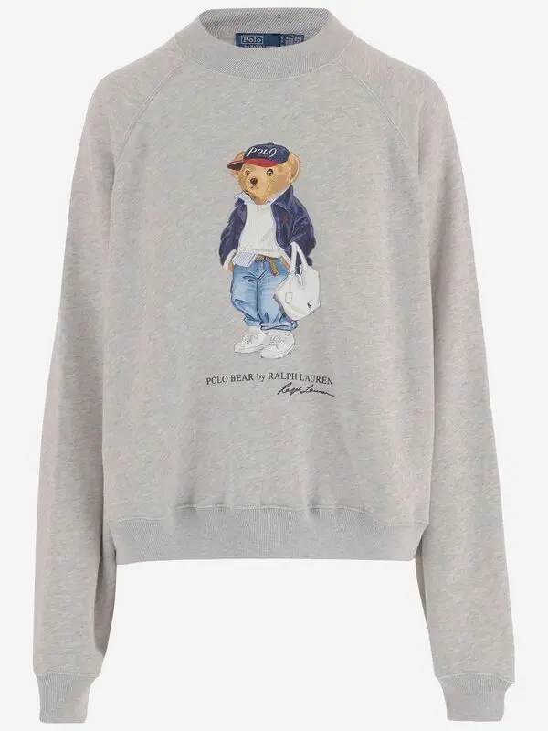 Polo Ralph Lauren Bear Polo Sweatshirt - Grey