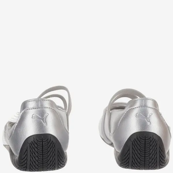 PUMA Speedcat Ballet Metallic Ballerina Flats - Silver