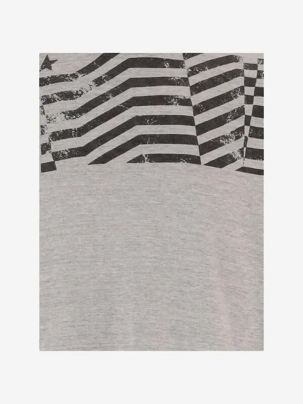 GOLDEN GOOSE Cotton T-shirt With Print - Grey