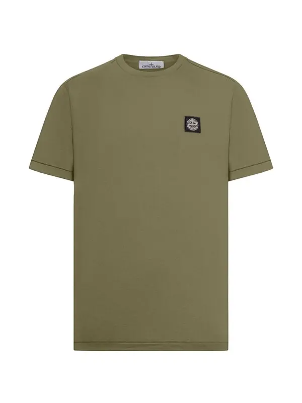 Stone Island Logo Cotton T-shirt