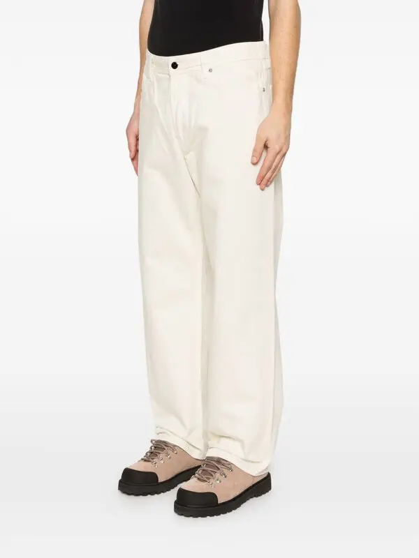Stone Island Denim Cotton Jeans - Ivory