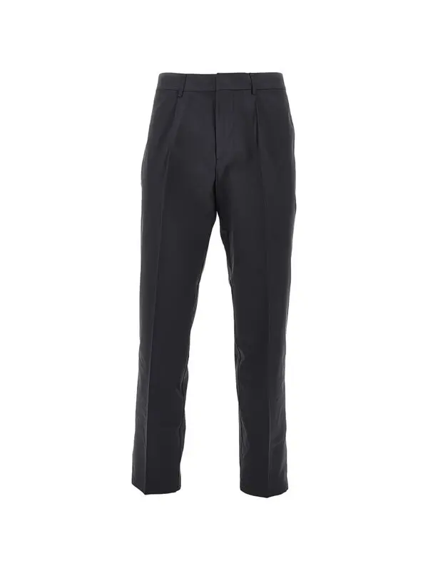 Emporio Armani Cotton Chino Trousers - Blue