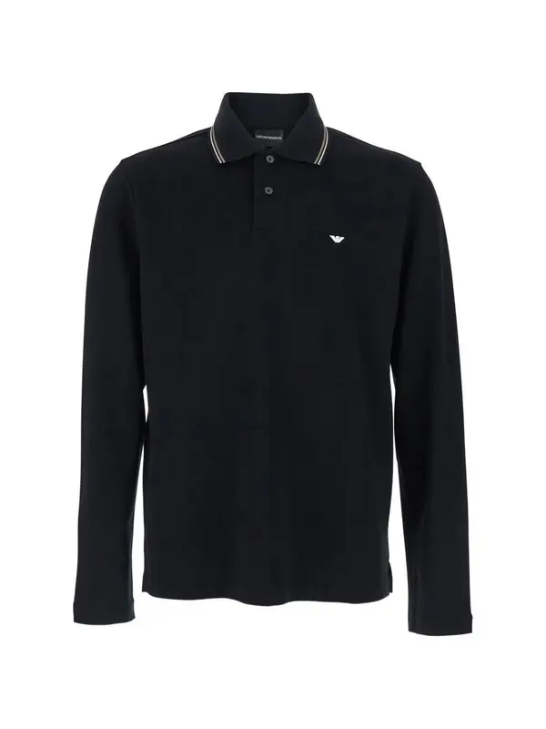 Emporio Armani Logo Cotton Polo Shirt