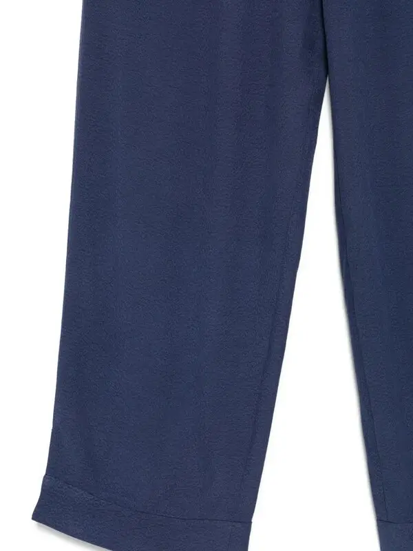 Emporio Armani Wide Leg Trousers - Blue