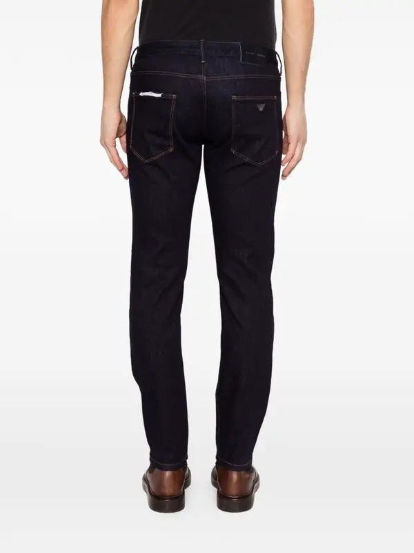 Emporio Armani Denim Cotton Jeans - Blue