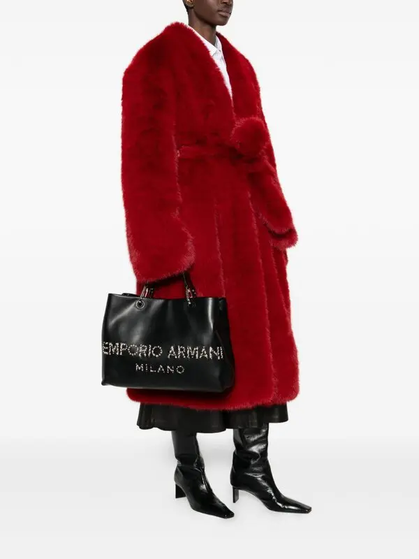Emporio Armani Medium Shopper Bag - Black