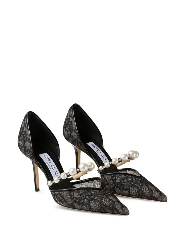 JIMMY CHOO Aurelie Leather Pumps
