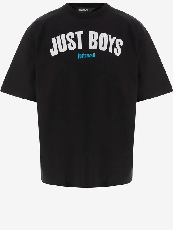 Just Cavalli Printed Cotton T-shirt