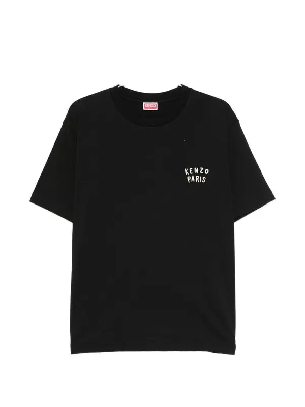 Kenzo Boke Heart Cotton T-shirt - Black