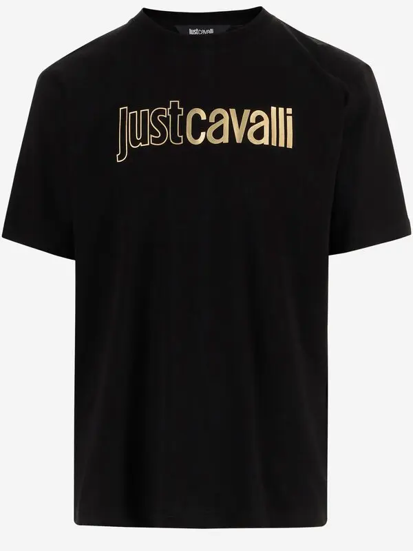 Just Cavalli Cotton Logo T-shirt