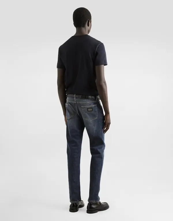 Dolce & Gabbana T-shirt M/corta Giro - Blue