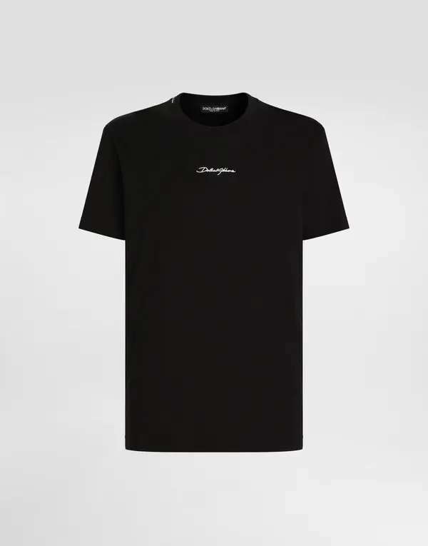 Dolce & Gabbana T-shirt M/corta Giro - Black