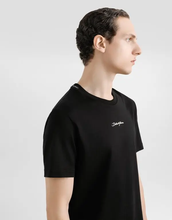 Dolce & Gabbana T-shirt M/corta Giro - Black
