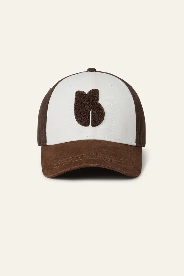 Ba&sh Cotton Baseball Cap - Brown