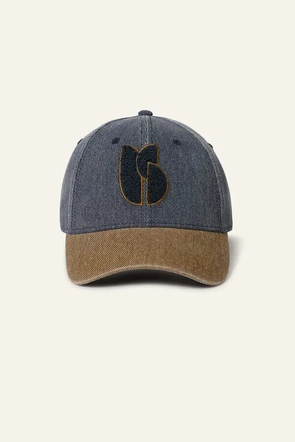 Ba&sh Cotton Baseball Cap - Gray