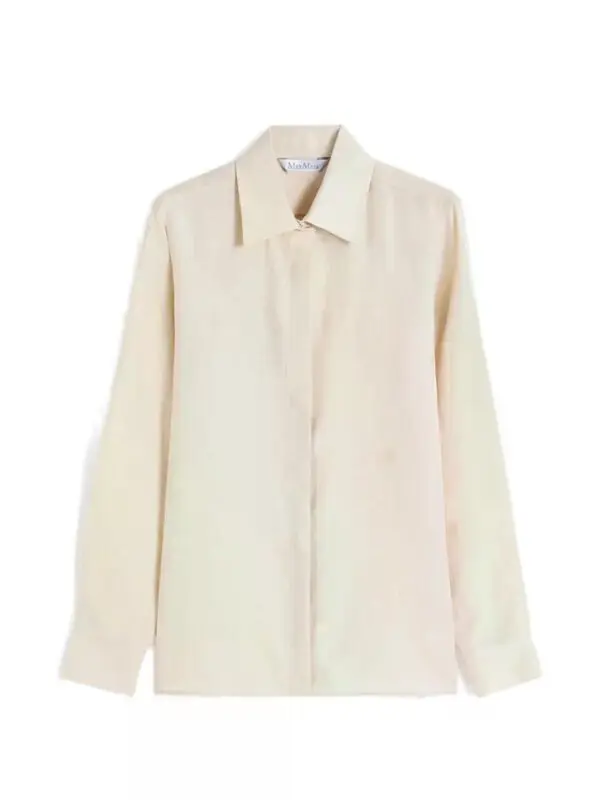 Max Mara Long-sleeve Shirt - Neutrals
