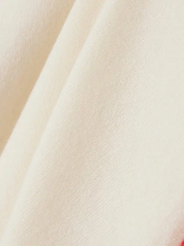 Guest In Residence Baseball Two-tone Cashmere Sweater