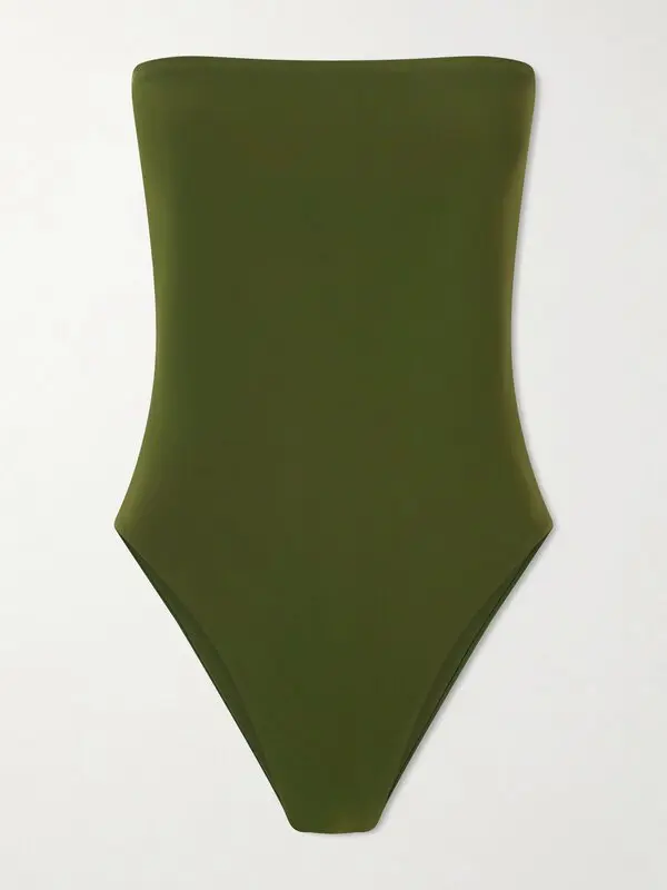 LIDO Sedici Bandeau One-piece Swimsuit - Green