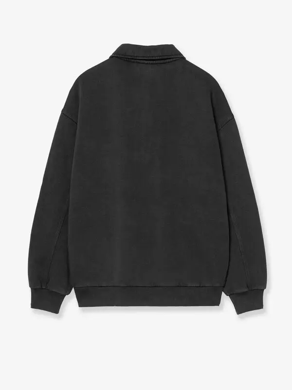 Carhartt Work In Progress Detroit Deying Treatment Cotton Sweatshirt - Black