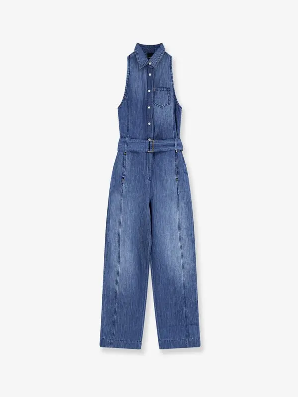 Pinko Visione Light Denim Jumpsuit - Blue