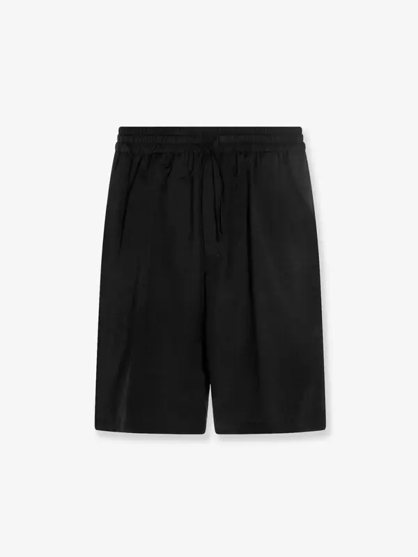 SEVEN GAUGE Light Wool Shorts - Black