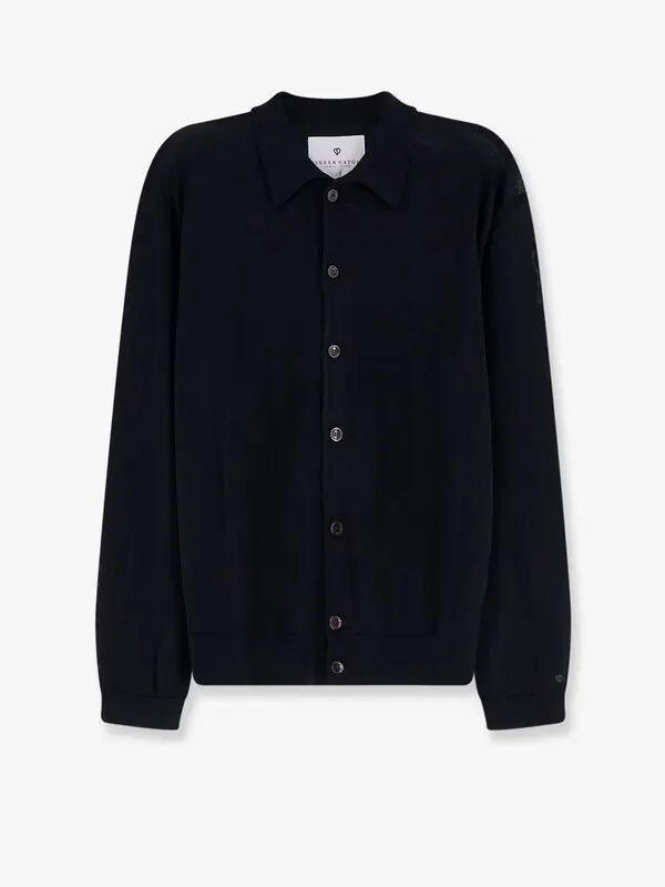 SEVEN GAUGE Lyocell Cardigan - Black
