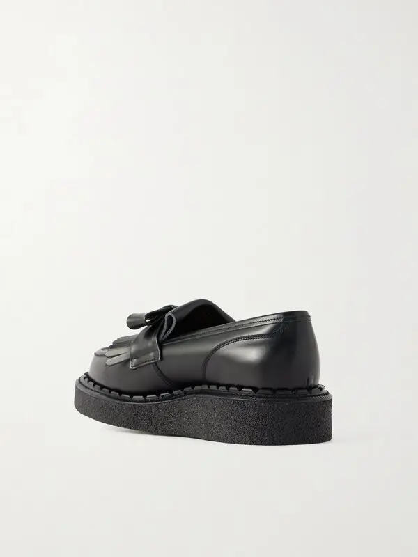 Comme Des Garçons George Cox Ribbon Leather Loafers
