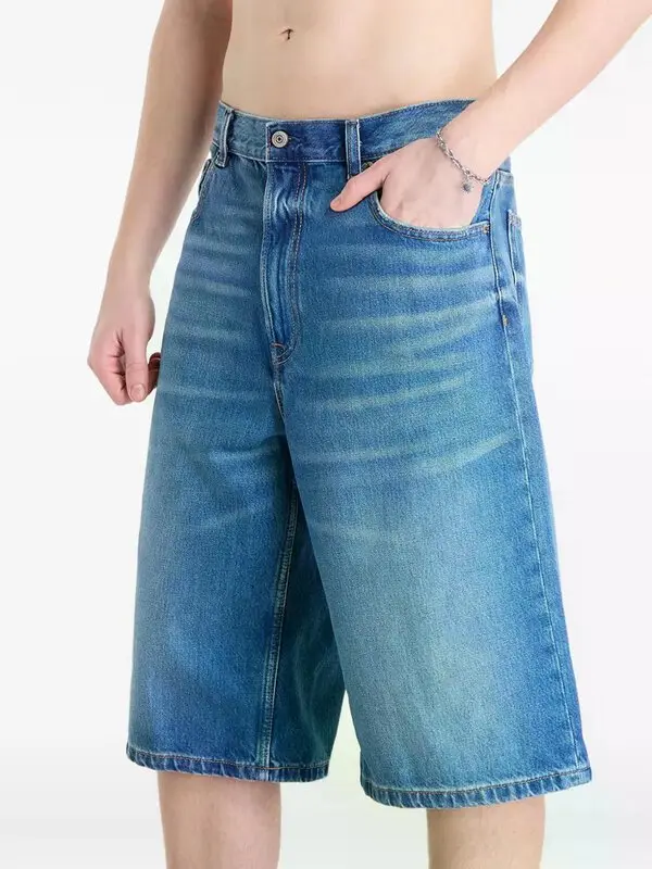Calvin Klein Relaxed Long Denim Shorts