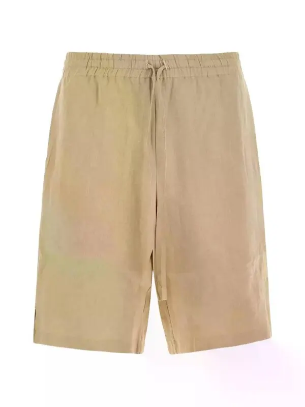 Le Kasha Betul Linen Bermuda Shorts - Neutrals