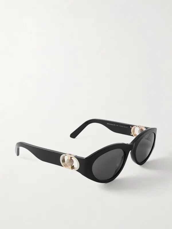 Dior 30montaigne B7i Cat-eye Sunglasses - Black