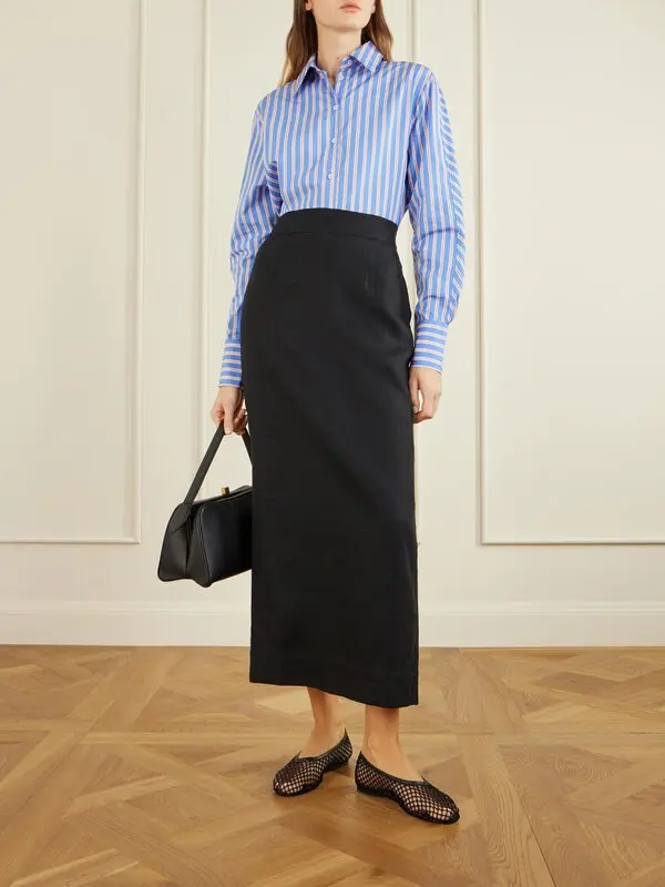 DESTREE Gahee Striped Cotton-poplin Shirt
