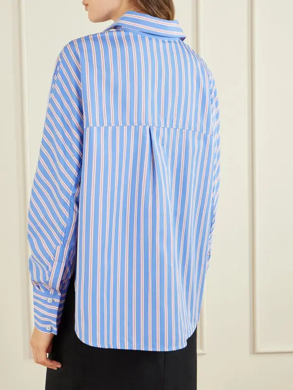 DESTREE Gahee Striped Cotton-poplin Shirt