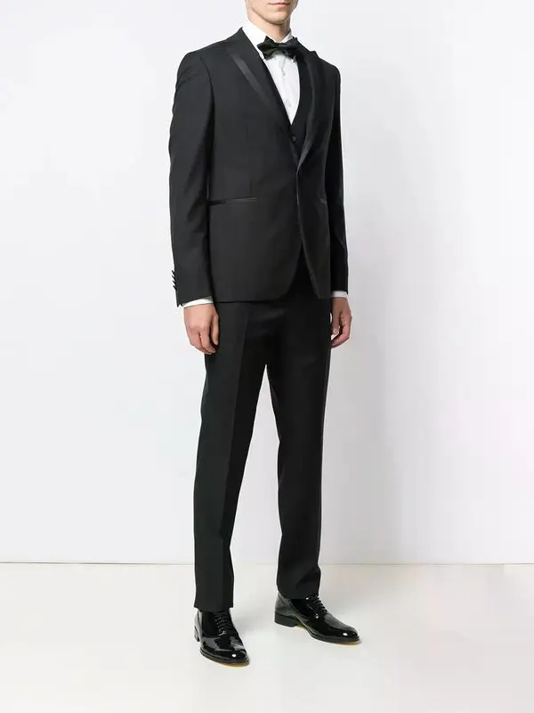 Tagliatore Three-piece Tuxedo - Black