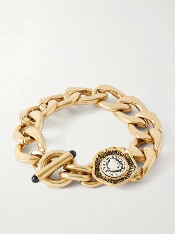 Maison Mayle Flora Plated Sterling Silver Bracelet - Gold