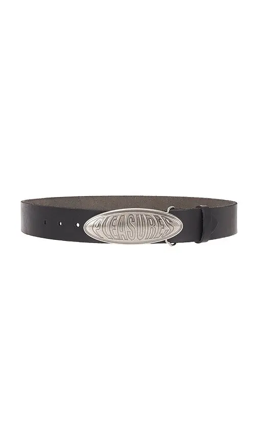 PLEASURES Bubble Logo Belt - Black