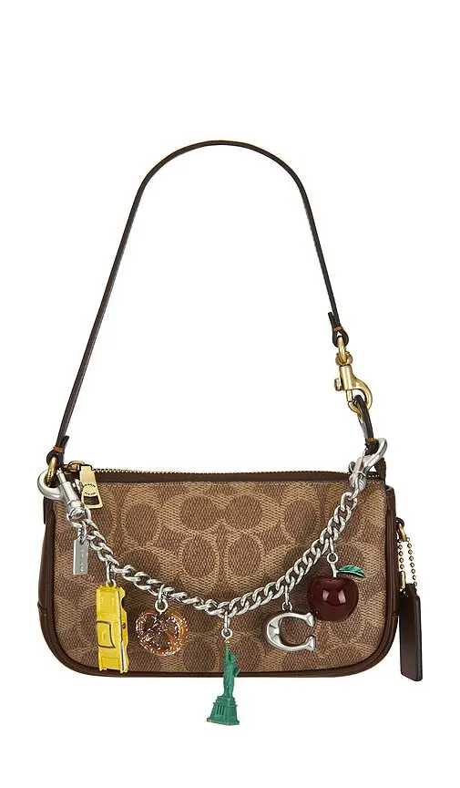COACH New York Motif Chain Bag Charm - Multi