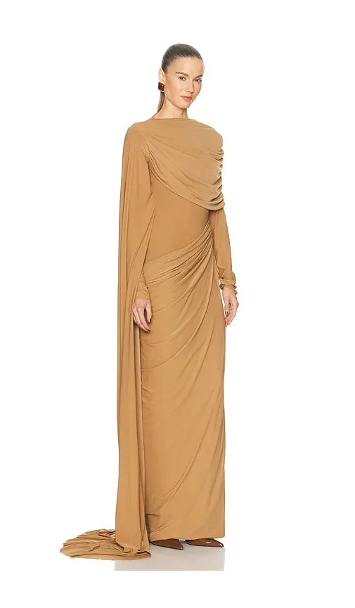 DEME BY GABRIELLA The Suze Dress - Dark Beige