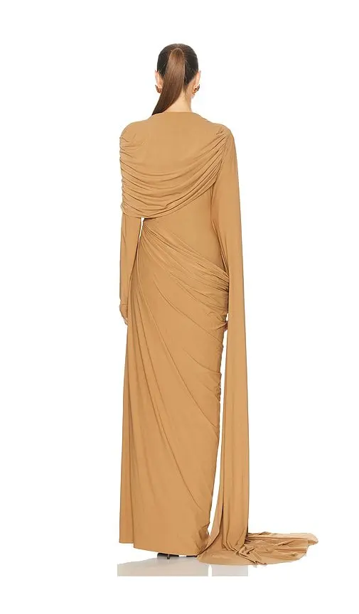 DEME BY GABRIELLA The Suze Dress - Dark Beige