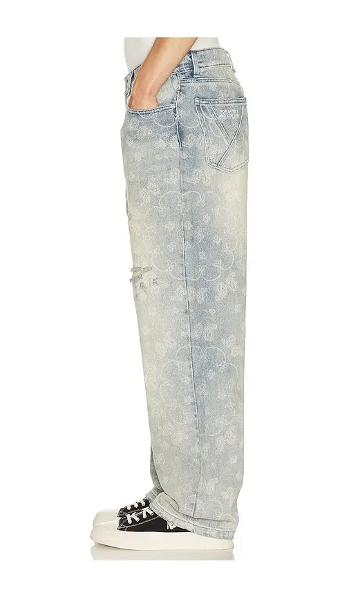 RYOKO RAIN Paisley Jeans