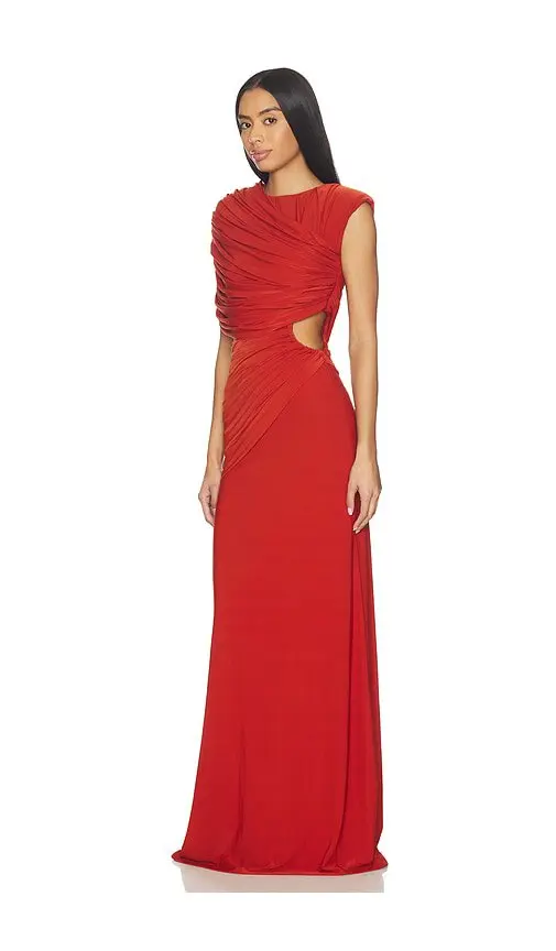 DEME BY GABRIELLA The Lisette Dress - Brick