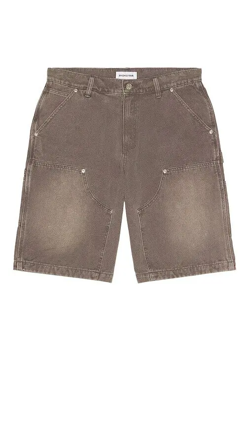 RYOKO RAIN Double Knee Carpenter Shorts
