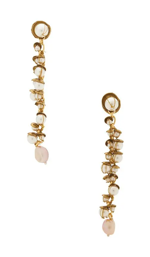 Deepa Gurnani Nani Dangle Earrings - Gold