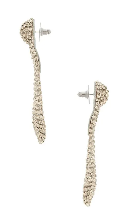 Deepa Gurnani Shyna Earrings - Silver