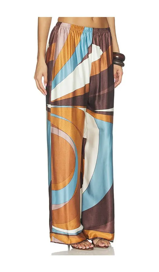 Faithfull The Brand Jensen Wide Leg Pants - Notte